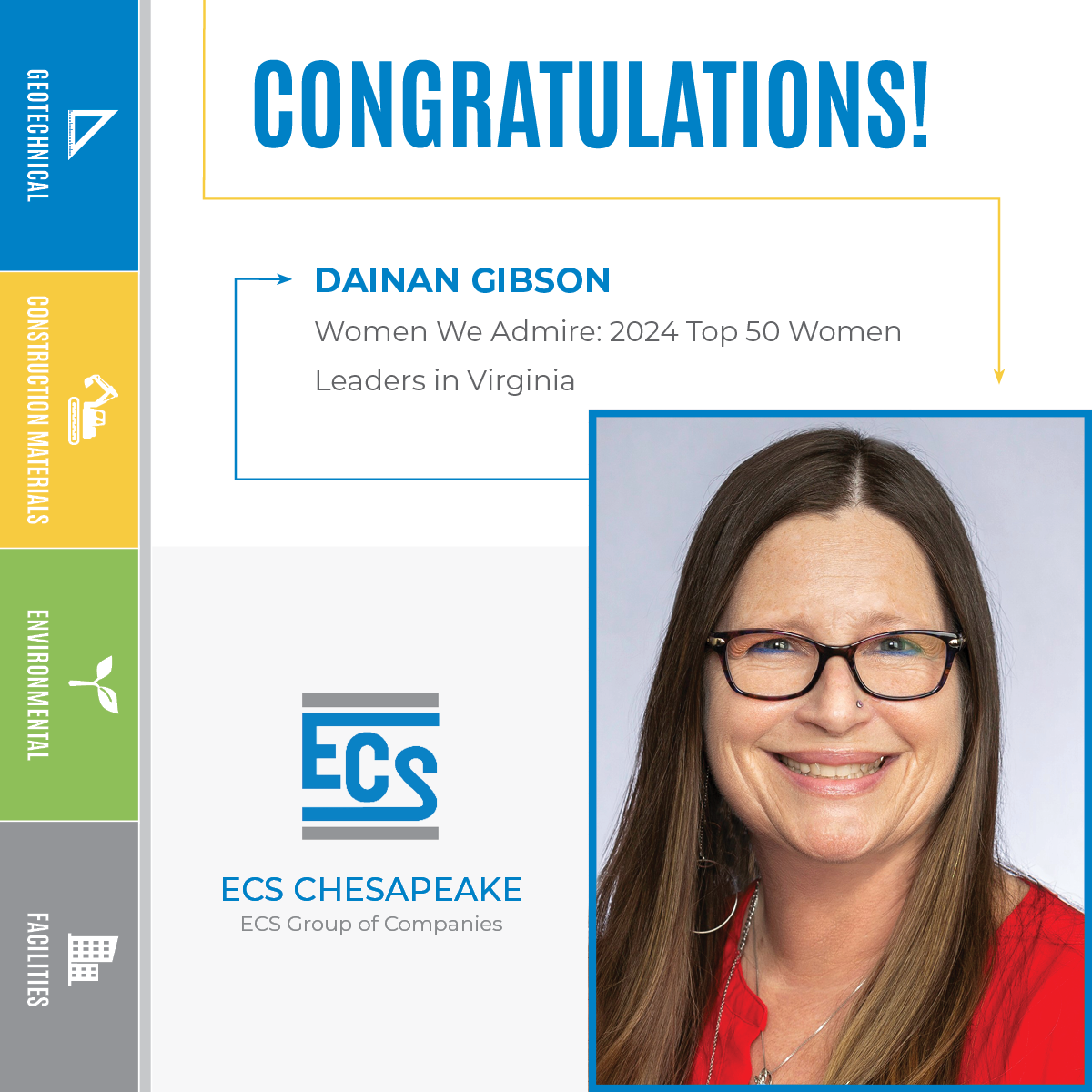 Honoring Dainan Gibson: A Virginia Top 50 Woman Leader | ECS