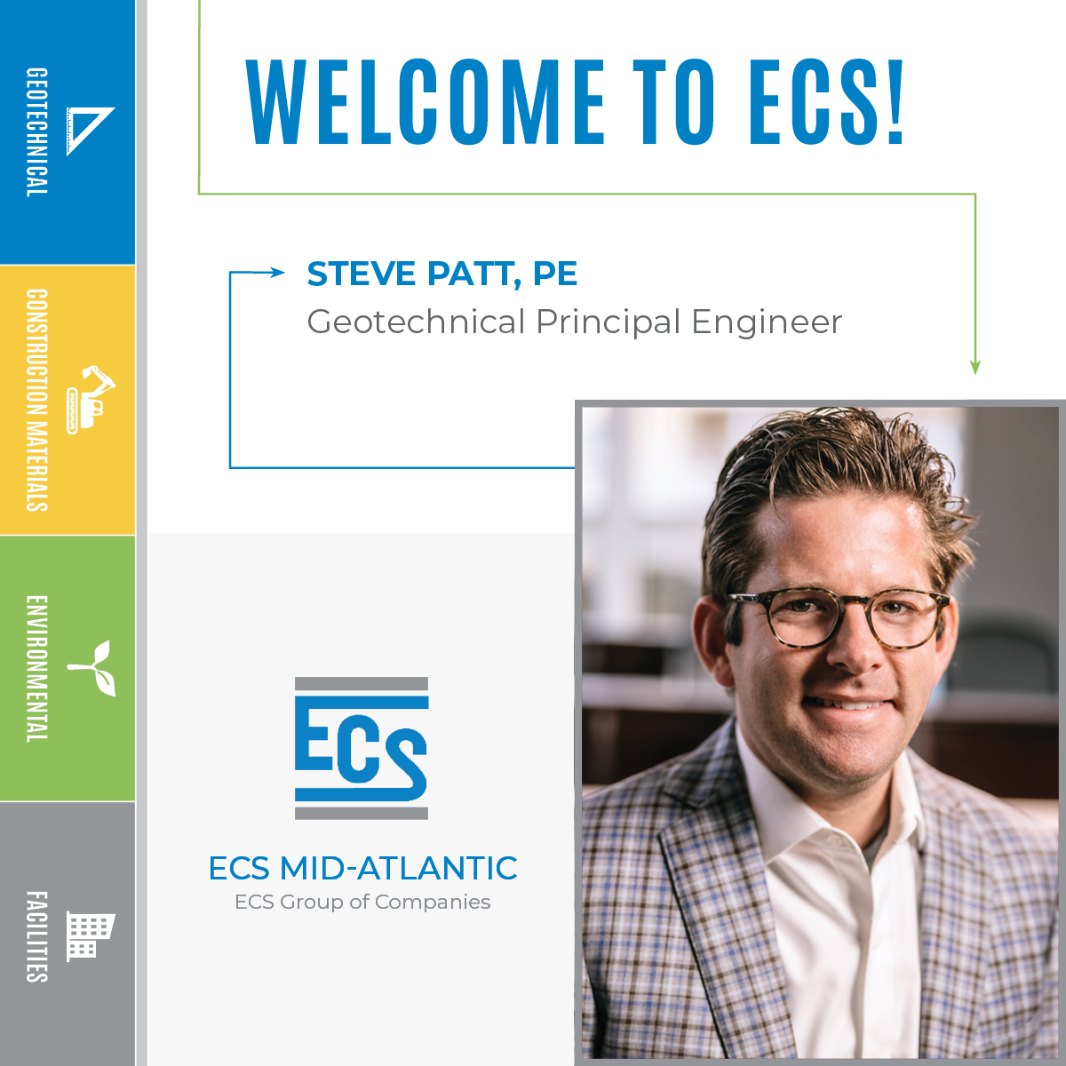 Steve Patt Joins ECS as Geotechnical Principal Engineer